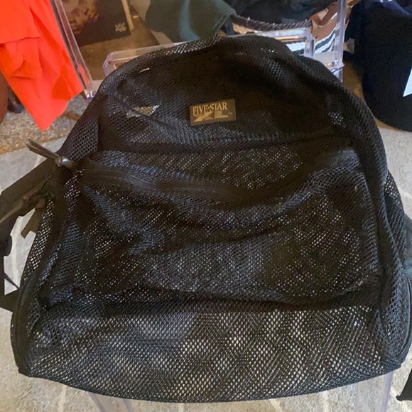 Five Star | Bags | Five Star Xl Mead Mesh Black Backpack Excellent ...